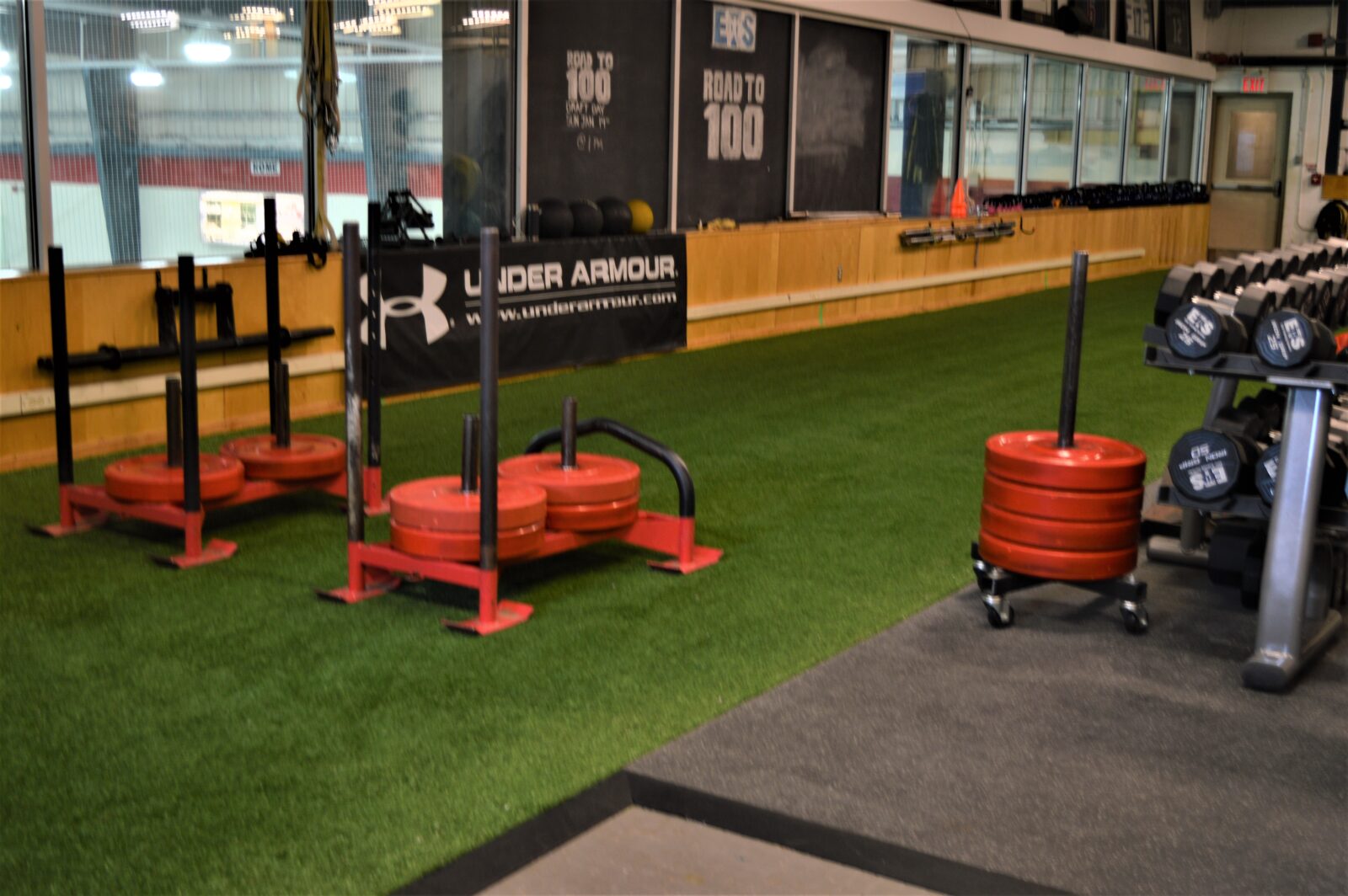 Indoor Training Turf - Adanac Rubber Flooring